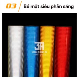 Decal phản quang màu xanh 3A-3900B - PHẢN QUANG 3A
