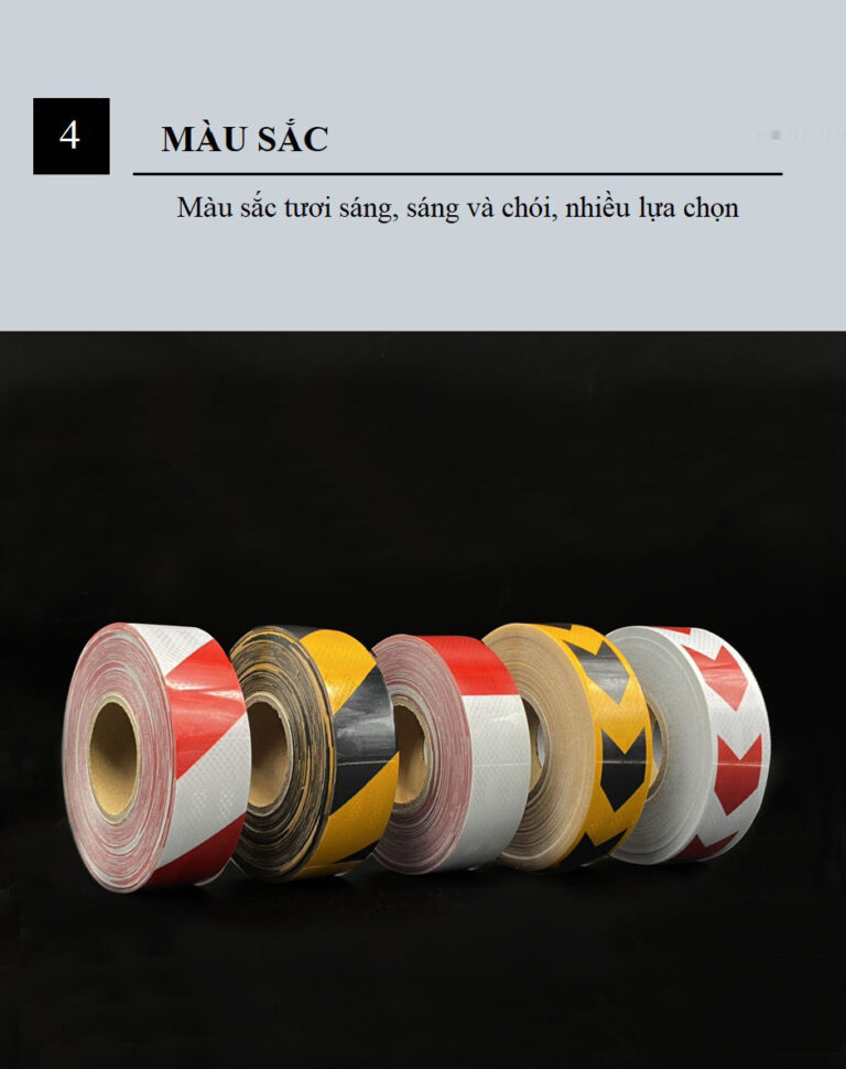 Băng keo phản quang kim cương mũi tên vàng đen 3A - 3400 - 3A Safety