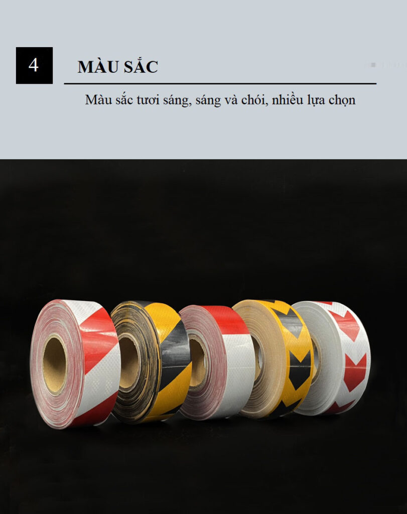 Băng keo phản quang kim cương mũi tên vàng đen 3A - 3400 - 3A Safety