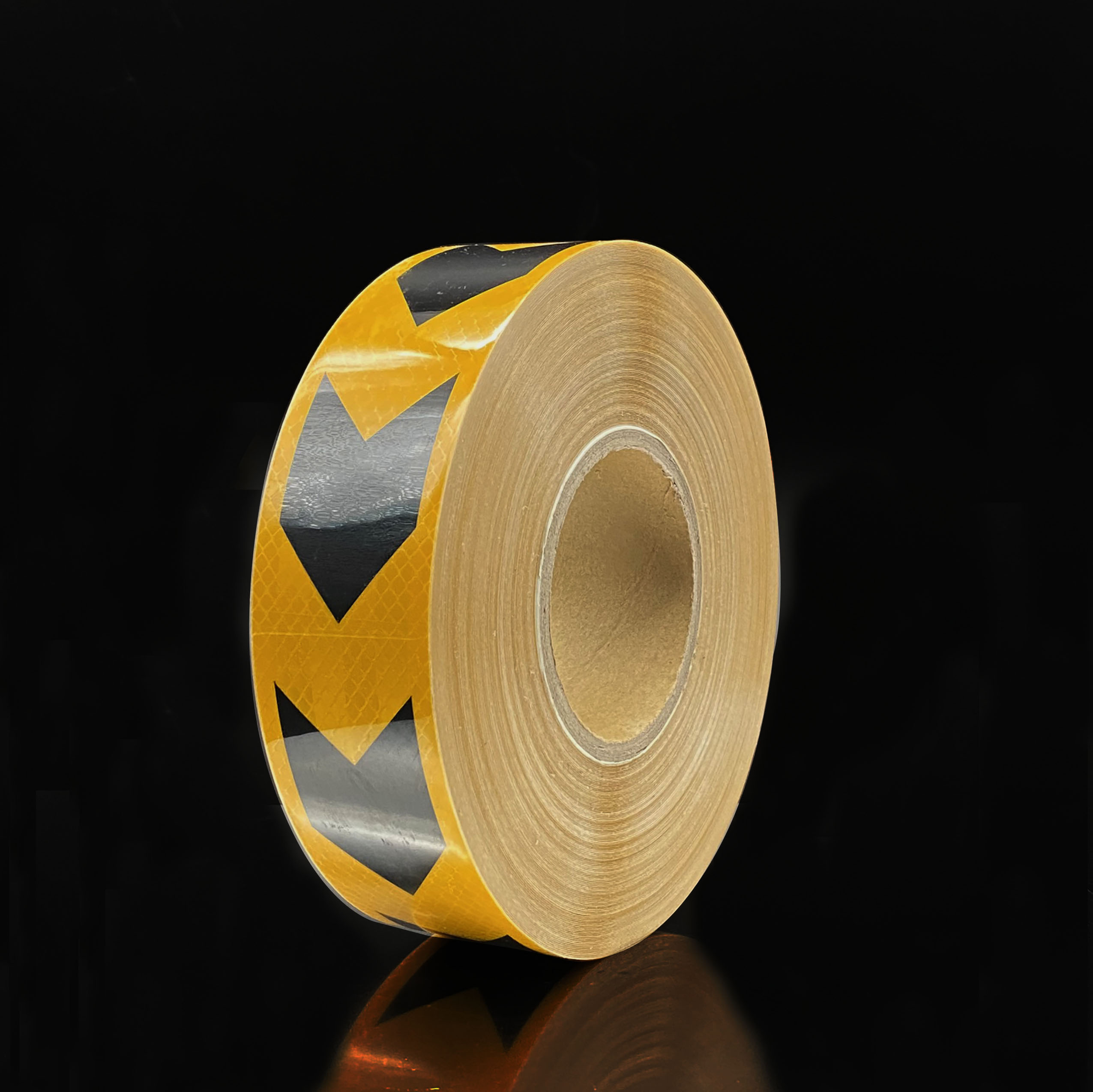 Băng keo phản quang kim cương mũi tên vàng đen 3A - 3400 - 3A Safety